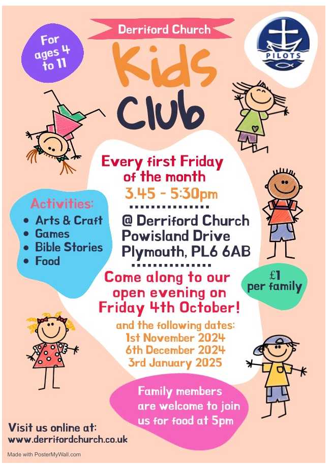 Kids Club | Derriford Church